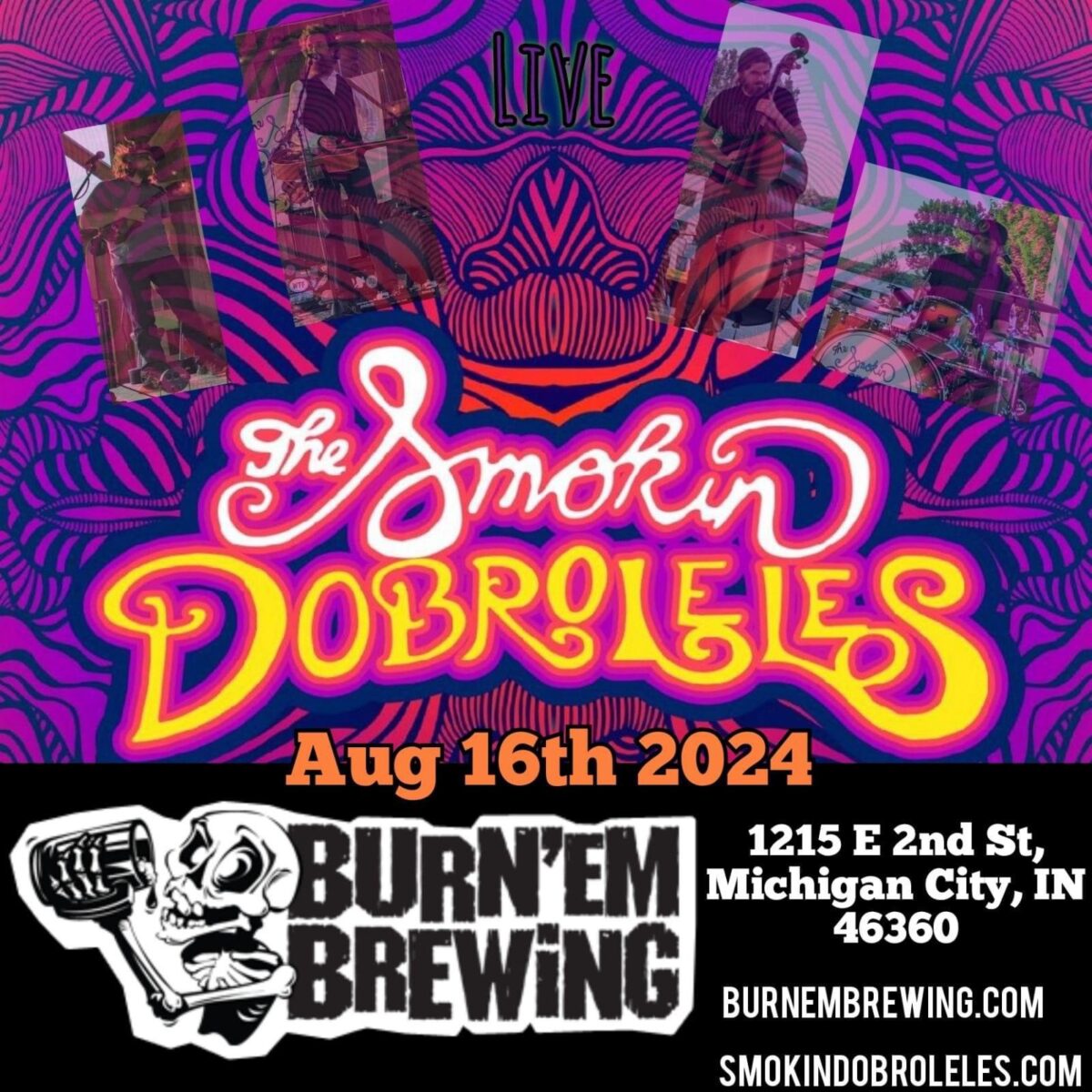 Events from June 29, 2024 – August 24, 2024 – Burn 'Em Brewing